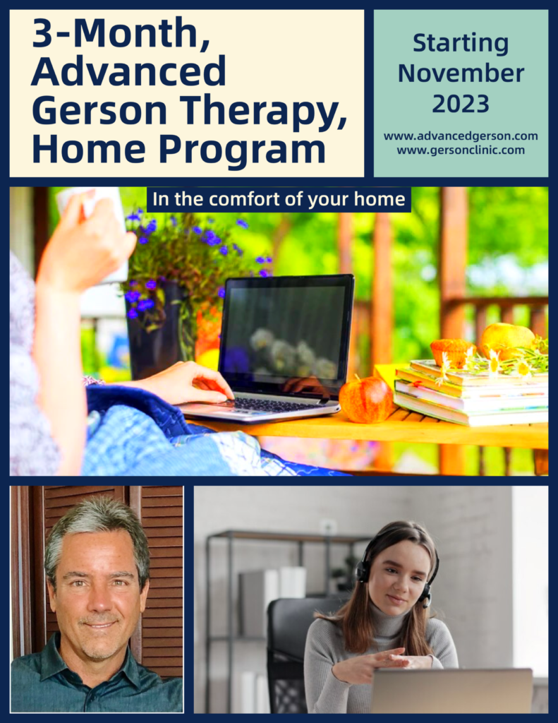 THE END OF AN ERA – Advanced Gerson Protocol